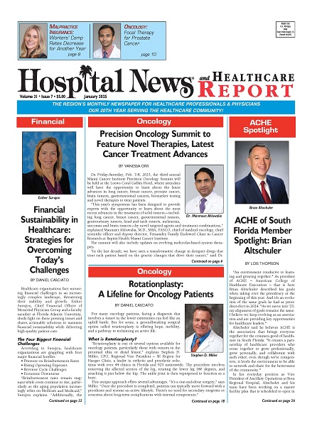 JANUARY 2025 - Florida Hospital News and Healthcare Report